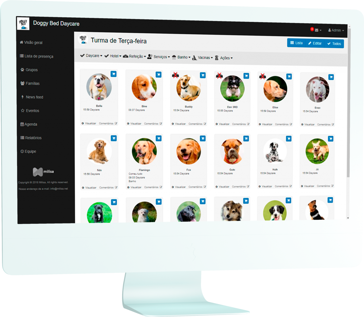 Funcionalidades – Milisa